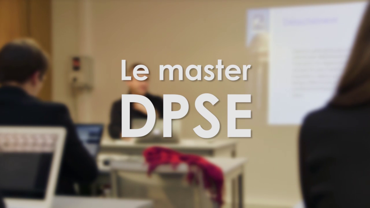 Médiathèque de l'université Paris 1 Panthéon-Sorbonne - Le Master Dpse